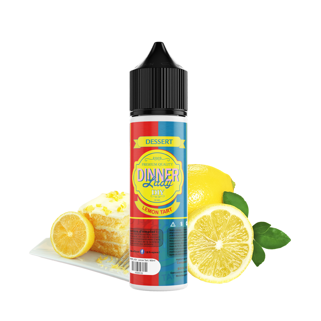 E-liquide DIY Prêt à Vaper Dinner Lady Lemon Tart - Xvape Maroc