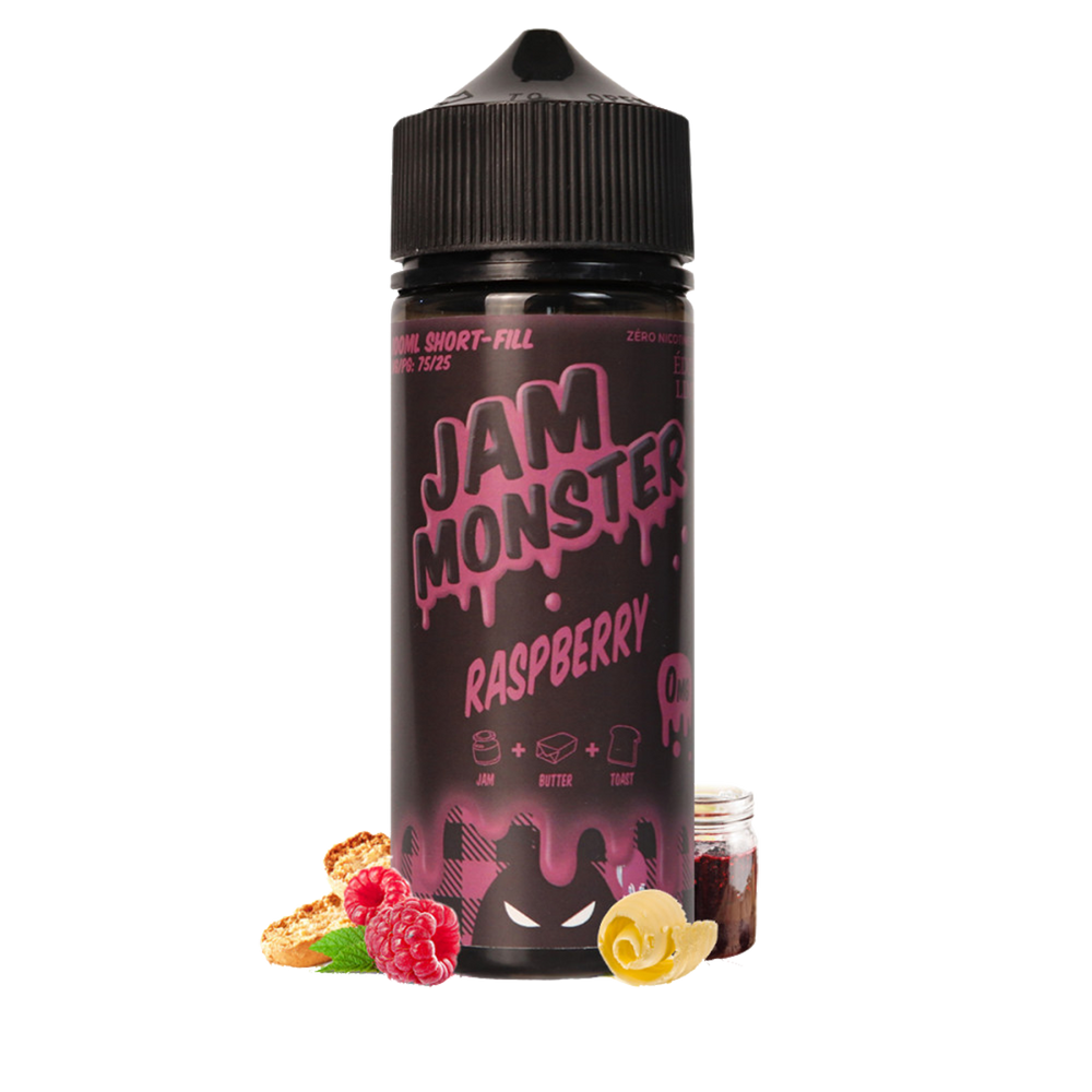 Jam Monster Raspberry Jam 120ml